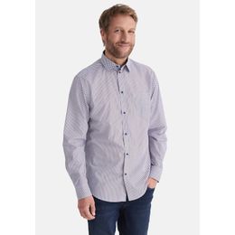 Stooker Men Damen Langarmhemd &raquo;HUGH Hemd Langarm Regular Fit&laquo; Langarm Hemd Regular Fit f&uuml;r Herren blau L, US-Gr&ouml;&szlig;en