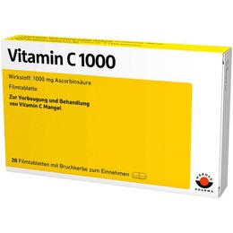 W&Ouml;RWAG PHARMA Vitamin C 1000 Filmtabletten 20 St