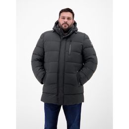 Lerros Winterjacke »Herren Steppjacke in Großen Größen« mit Kapuze Wasser- und windabweisend, atmungsaktiv BLACK 6XL 6XL Hoher Tragekomfort dank...