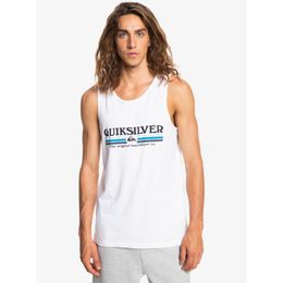 Quiksilver Tanktop &raquo;Lined Up&laquo; wei&szlig; M M Stoff: Baumwoll-Jersey-Stoff [160 g/m2]
