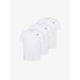 Kappa Kurzarmhemd »T-shirt 3er-Pack Logo Cafers« White XXL - Normalgrößen Normalgrößen XXL Dynamische Designs mit markantem Logo