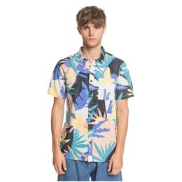 Quiksilver Kurzarmhemd »Tropical« weiß XL - US-Größen US-Größen XL Stoff: Popeline-Baumwollstoff