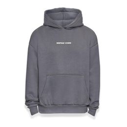 DROPSIZE Kapuzensweatshirt &raquo;Herren Heavy Oversize Studio Hoodie&laquo;, 1 Stk. grey XS XS Hoodies mit Kapuze und bequemer K&auml;ngurutasche