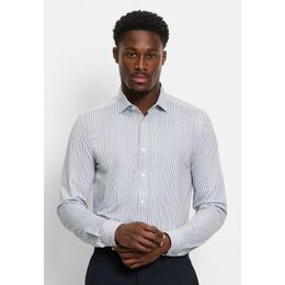 OLYMP Businesshemd &raquo;Level Five 24/Seven, body fit, Businesshemd, Modern Kent&laquo; Marine 46 - Normaler Arm Normaler Arm 46 Jersey-Hemd