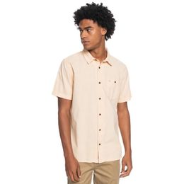 Quiksilver Kurzarmhemd &raquo;Bolam&laquo; Almond Cream L - US-Gr&ouml;&szlig;en US-Gr&ouml;&szlig;en L Stoff: Baumwollstoff