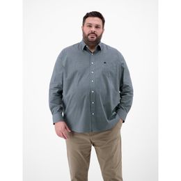 Lerros Damen Lerros Langarmhemd &raquo;Lerros Langarmhemd mit Kentkragen aus 100% Baumwolle&laquo; 4XL, extraweit