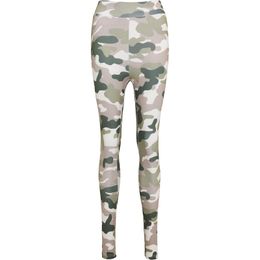 Urban Classics Leggings »Damen Ladies High Waist Camo Tech Leggings« duskrose camo M - US-Größen US-Größen M Beqüme Leggings für Freizeit und Sport