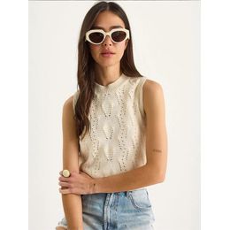 Bianco Lucci Knitted Top female Beige size S/L