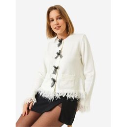 Bianco Lucci Knit Cardigan female Beige size S/L