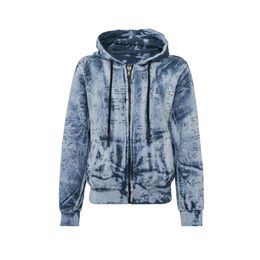 Cipo & Baxx Cipo & Baxx Zip-Up Hoodie 'WL379' female Blue size M