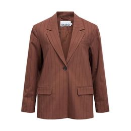 Object Blazer 'OBJLisa' Damen Gr&ouml;&szlig;e 34 braun / schwarz