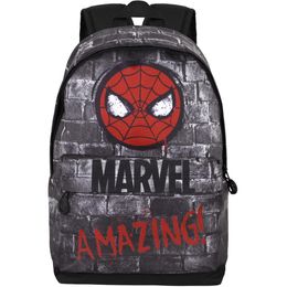 MARVEL Rucksack 'MARVEL Spiderman Amazing' Jungen Gr&ouml;&szlig;e One Size grau / rot / wei&szlig;