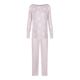 Mey Pyjama 'Pretty Dots' Damen Gr&ouml;&szlig;e XXXL pink Winterkleid