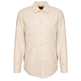 BOSS Button Up Shirt 'Locky' male Beige size XXL