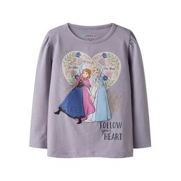 name it Shirt 'Frozen' M&auml;dchen Gr&ouml;&szlig;e 116 hellblau / gold / flieder / hellpink