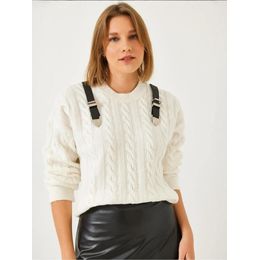 Bianco Lucci Pullover Damen Gr&ouml;&szlig;e S/L creme