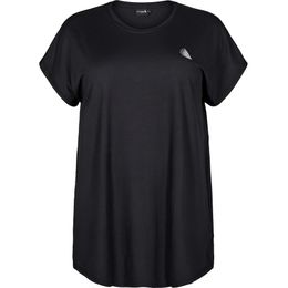 Active By Zizzi Performance Shirt 'Abasic' female Black size L
