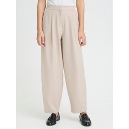 Ichi Pleat-Front Pants 'IHFAVA' female size 34 Beige
