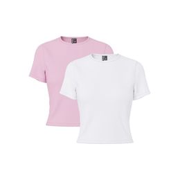 Pieces Shirt 'PCAmelia' female Pink, White size XS