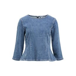 Object Bluse Damen Gr&ouml;&szlig;e XS blue denim