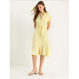 Bianco Lucci Dress female Yellow size L