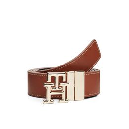 Tommy Hilfiger G&uuml;rtel Damen Gr&ouml;&szlig;e 100 braun / gold / schwarz