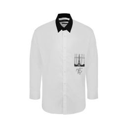 K by KARL LAGERFELD Karl Lagerfeld Button Up Shirt male White size XXXL