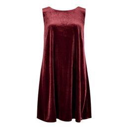 Apricot Velvet Bow Back Swing Dress ' ' Damen Gr&ouml;&szlig;e 40 burgunder Winterkleid