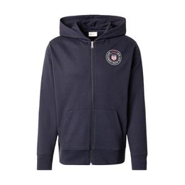 Gant Zip-Up Hoodie male Blue size L