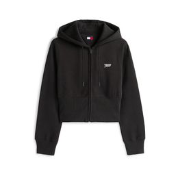 Tommy Jeans Zip-Up Hoodie female Black size XS