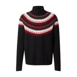 Gant Pullover 'FAIR ISLE' Herren Gr&ouml;&szlig;e L grau / rot / schwarz / wei&szlig;