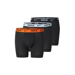 NIKE Underwear Boxershorts Herren Gr&ouml;&szlig;e L hellgrau / orange / schwarz