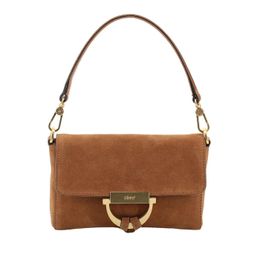 Abro Hobo Bags - Schultertasche TEMI - Gr. unisize - in Braun - f&uuml;r Damen