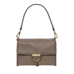 Abro Hobo Bags - Schultertasche TEMI - Gr. unisize - in Taupe - f&uuml;r Damen