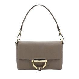 Abro Hobo Bags - Schultertasche TEMI - Gr. unisize - in Taupe - f&uuml;r Damen