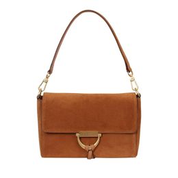 Abro Hobo Bags - Schultertasche TEMI - Gr. unisize - in Braun - f&uuml;r Damen