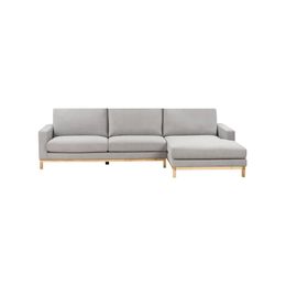 Beliani Ecksofa SIGGARD in Grau/Braun - (W) 321 x (H) 92 x (L) 168 cm | Gr.: onesize