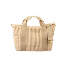 Prato SC05 zeitlose Handtasche aus Breitcord in light beige | Gr.: onesize