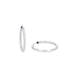 Amor Creolen WG 375/9ct in Silber | Gr.: onesize
