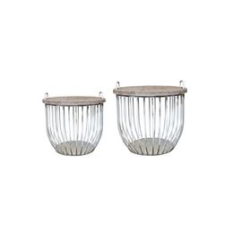 Chic Antique Sofatisch mit Holzdeckel 2er Set | Gr.: onesize