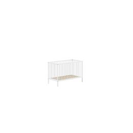58 aufm Kessel BABYBETT Kara-lynn 124x84x65 aus Massivholz in Buche Weiß | Gr.: onesize