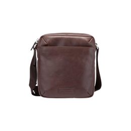 Strellson Schultertasche 'Hatton Cross Marcus in Dunkelbraun 20,00 x 23,00 x 3,00 cm' | Gr.: onesize