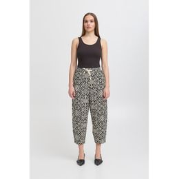 Ichi Casual IHLINNO Loose fit in Black Diamond Ikat | Gr.: 38