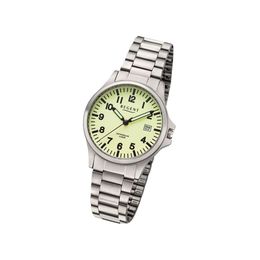 Regent Uhren Armbanduhr Regent Metallarmband silber extra gro&szlig; (ca. 36mm) | Gr.: onesize