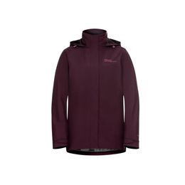 Jack Wolfskin Rotwand 3 in 1 Jacke W in Bordeaux | Gr.: L