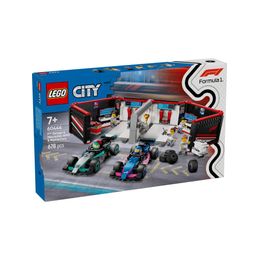 Lego City 60444 F1 Garage mit Mercedes-AMG & Alpine Rennautos | Gr.: onesize