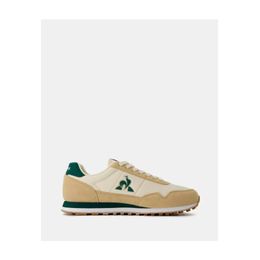Le Coq Sportif Turnschuhe Astra in Beige/Gr&uuml;n | Gr.: 43