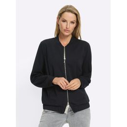 Heine Jersey-Jacke in schwarz | Gr.: 40