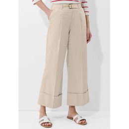 Alba Moda Satinhose mit Eingrifftaschen in natur | Gr.: 46