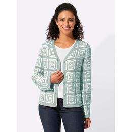 WITT WEIDEN Strickjacke in kalkmint-wei&szlig; | Gr.: 42